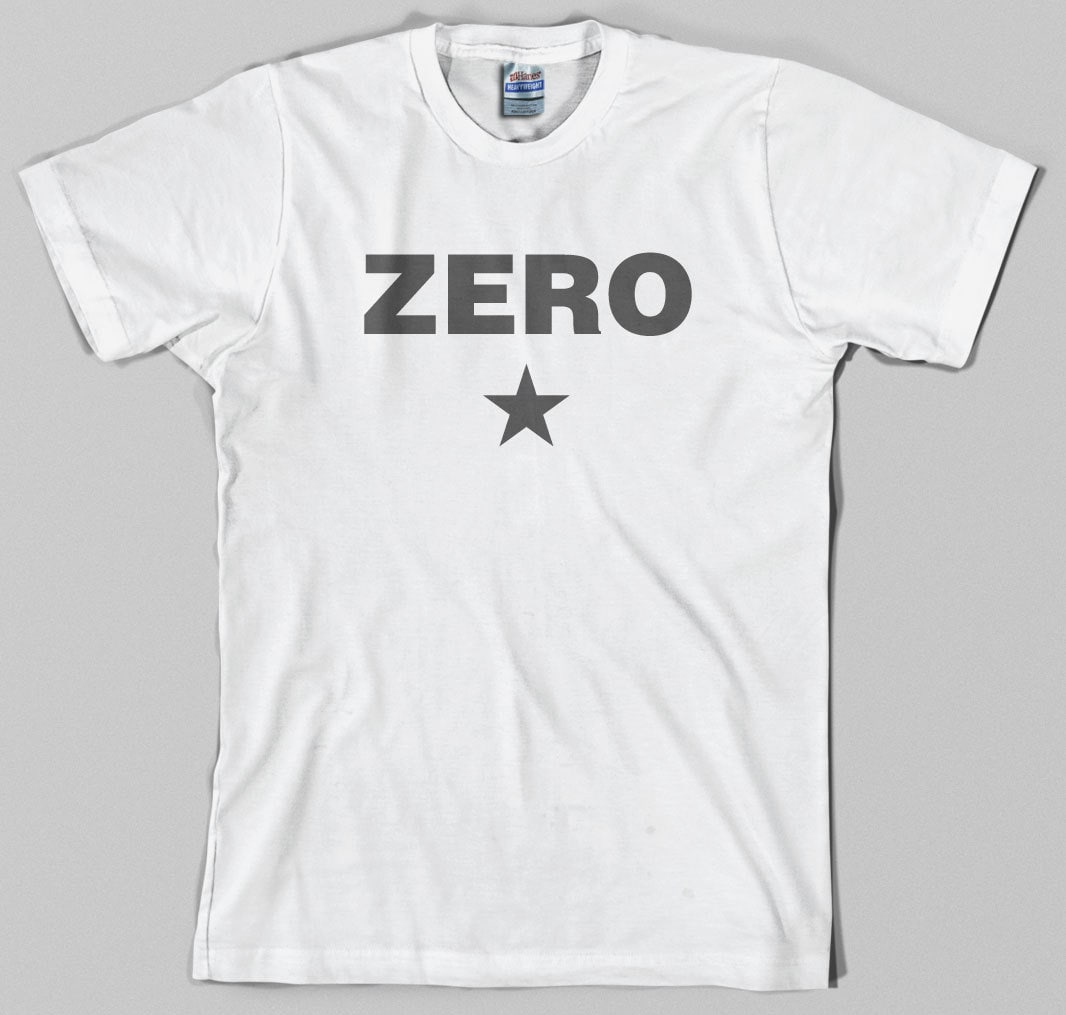 Zero T Shirt Star Grunge Rock 90s Graphic Tee All Sizes | Etsy