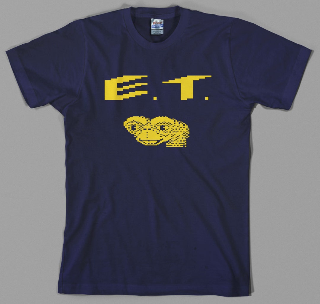 E.T. VCS Retro 2600 T Shirt - Et, 80s, Vcs, Movie, Videogame, Extra ...