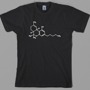 THC Molecule T Shirt, Science, Marijuana, Weed, Pot, Breaking Bad ...