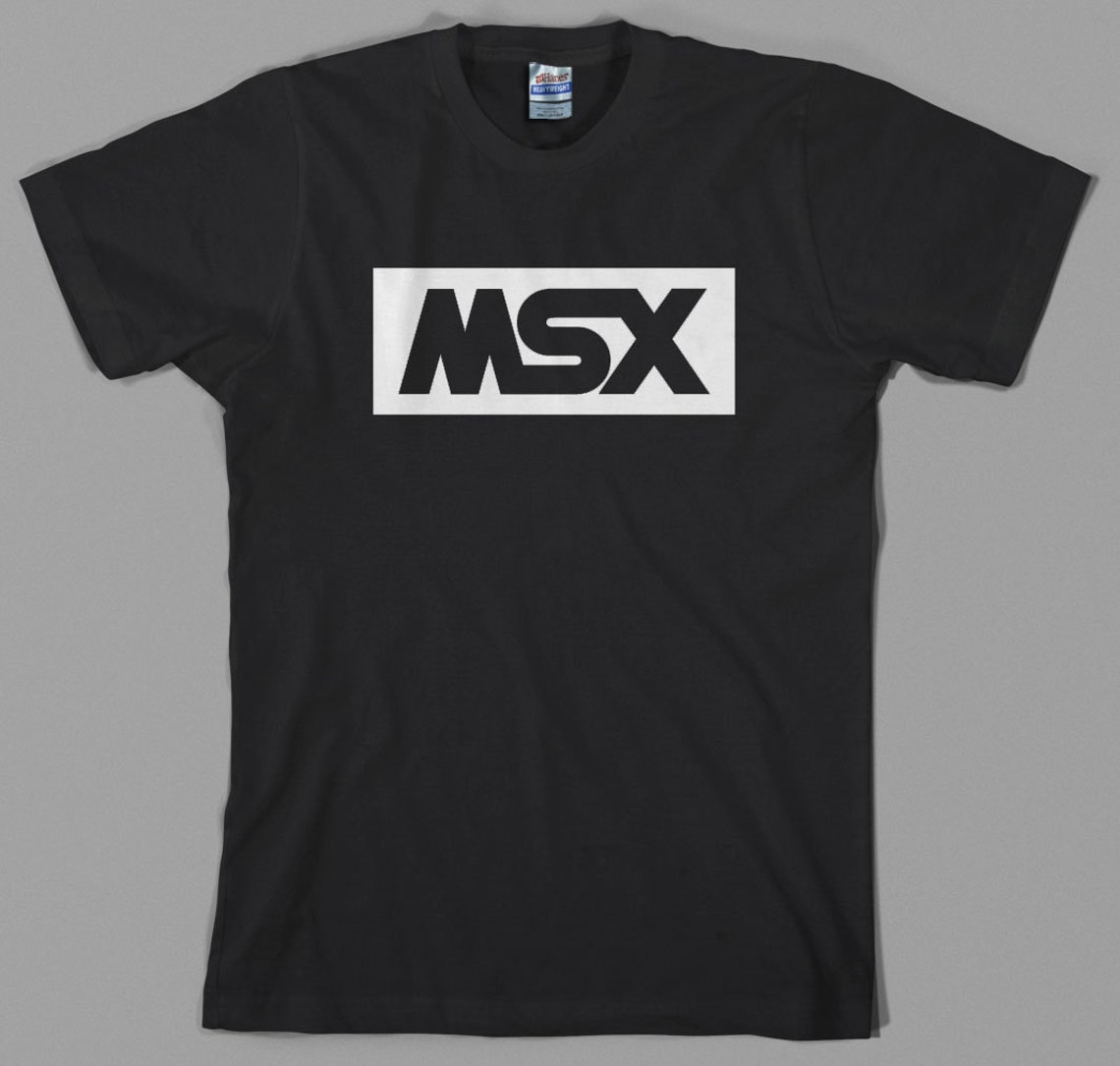 MSX T Shirt Retro Computer Logo Japanese Gamer | Etsy