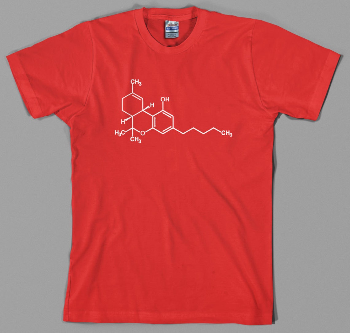 THC Molecule T Shirt Science Marijuana Weed Pot Breaking - Etsy