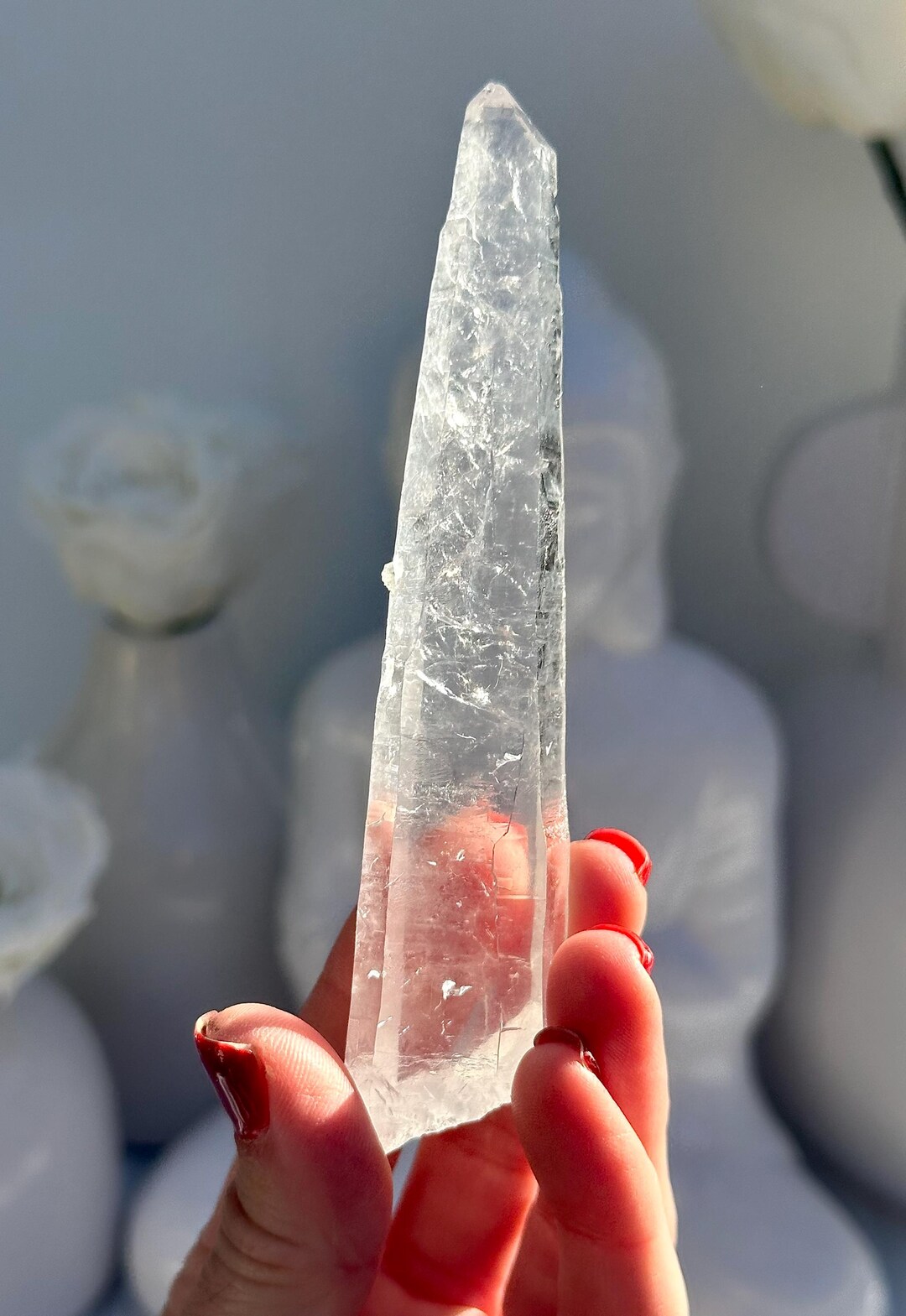 4.7 RARE Starbrary Quartz Point With Unique Etchings Diamantina Mine, Brazil - Etsy