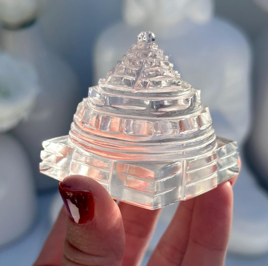 2.0 Hand Carved Himalayan Sri Yantra Tower India - Etsy