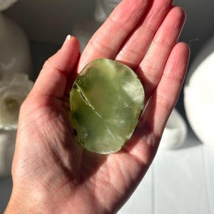 2.3” RARE Australian Prehnite With Natrolite and Basalt Inclusions ...