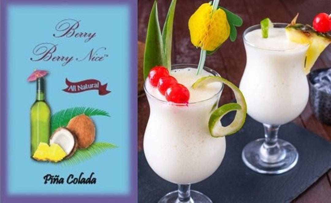 Pina Colada Frozen or Stirred Beverage Treat. Powdered Drink Mix. - Etsy