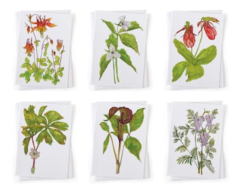 Native Plants Cards - Etsy