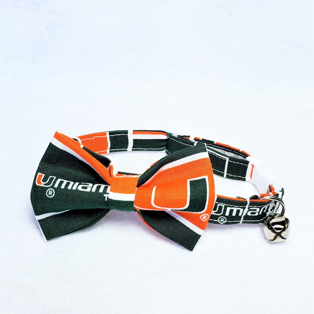 University of Miami Cat Collar, University of Miami Cat Breakaway ...