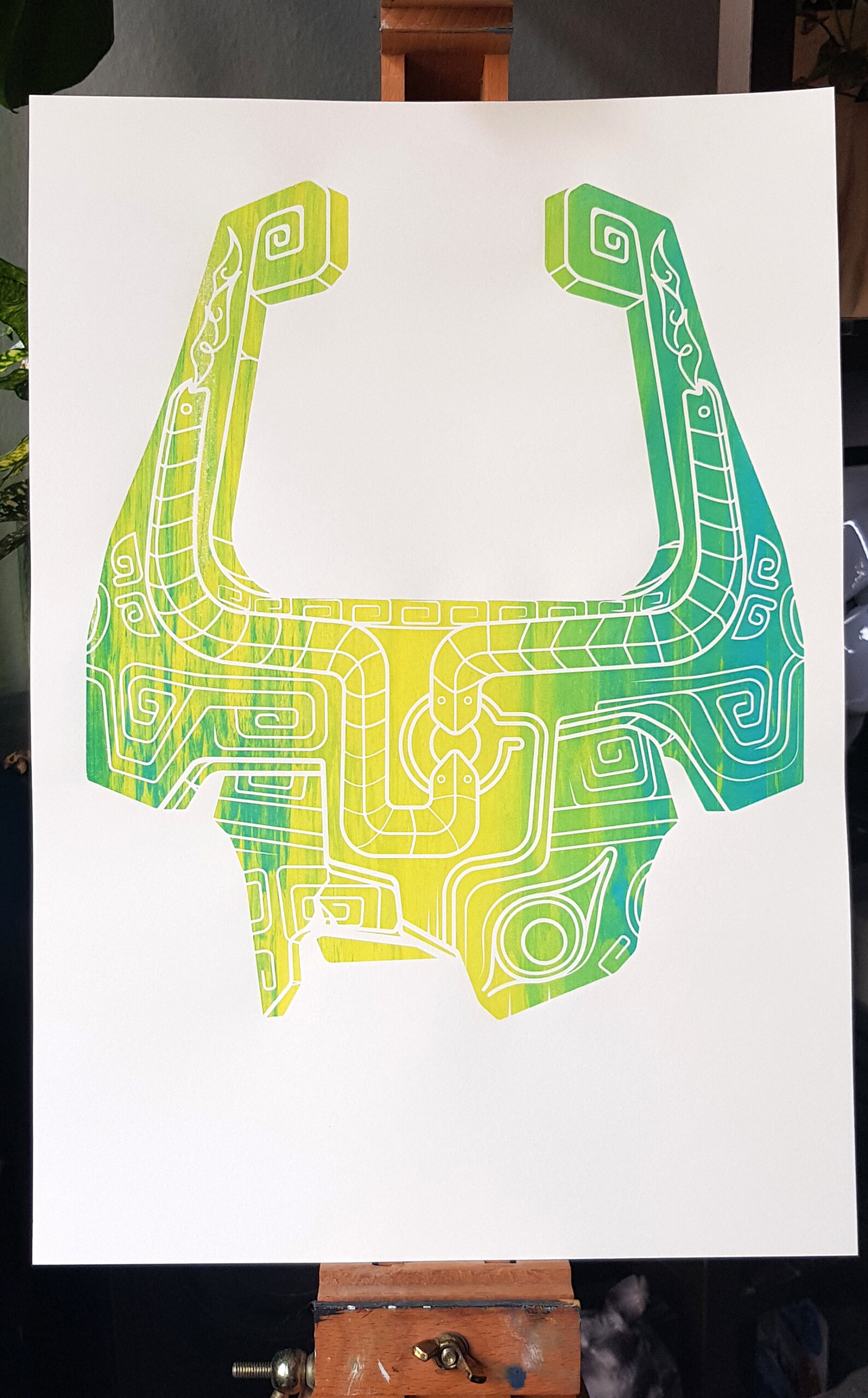 Zelda Twilight Princess - Midna Mask Helmet Screen Print - Etsy