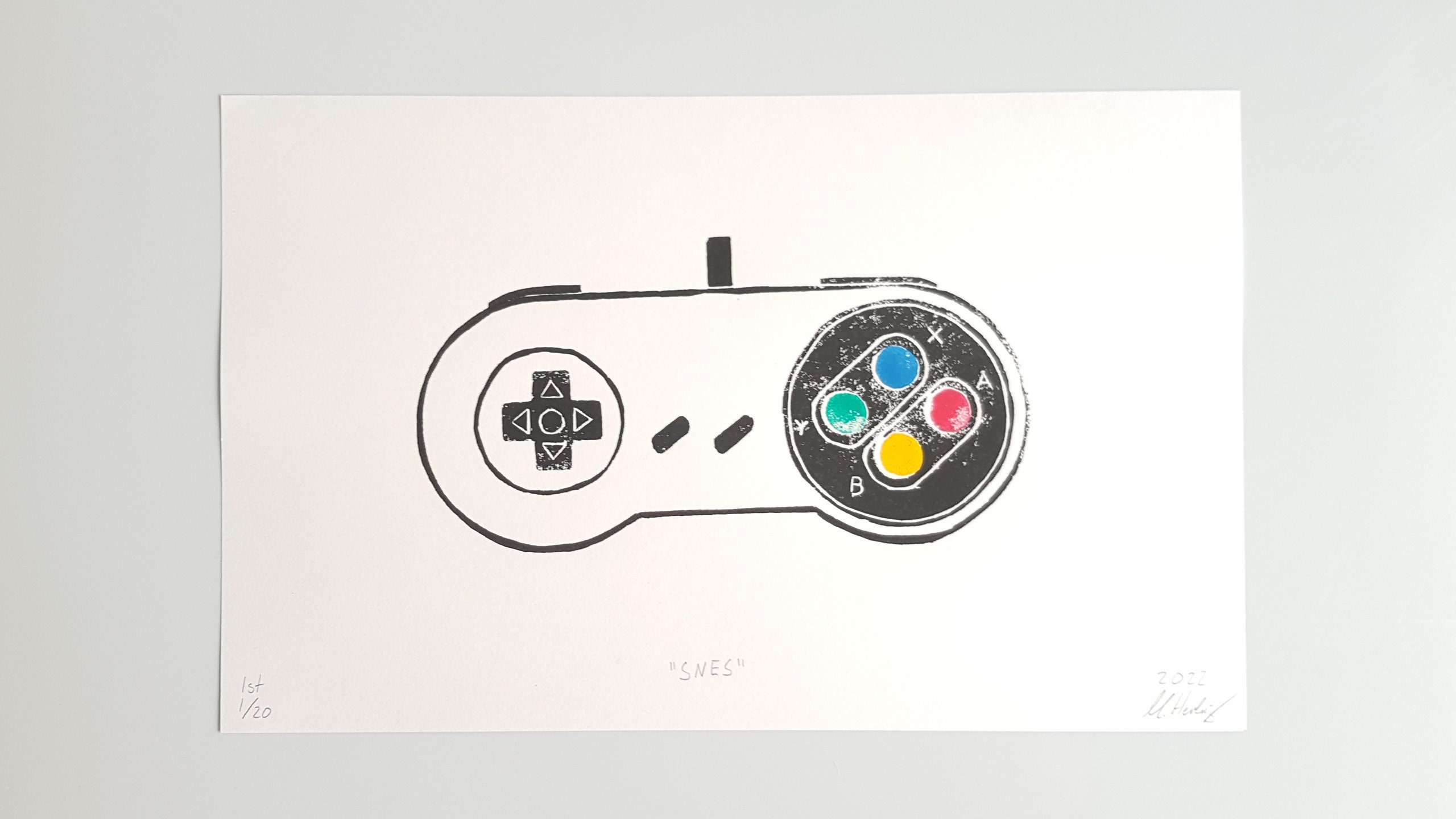 Snes Controller Wallpaper
