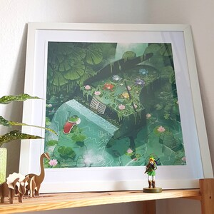 Don Gero Frog Choir Large Poster Print - Etsy