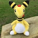 Pokemon Ampharos Plush Pokemon Plush, Handmade Plush, Collectable ...