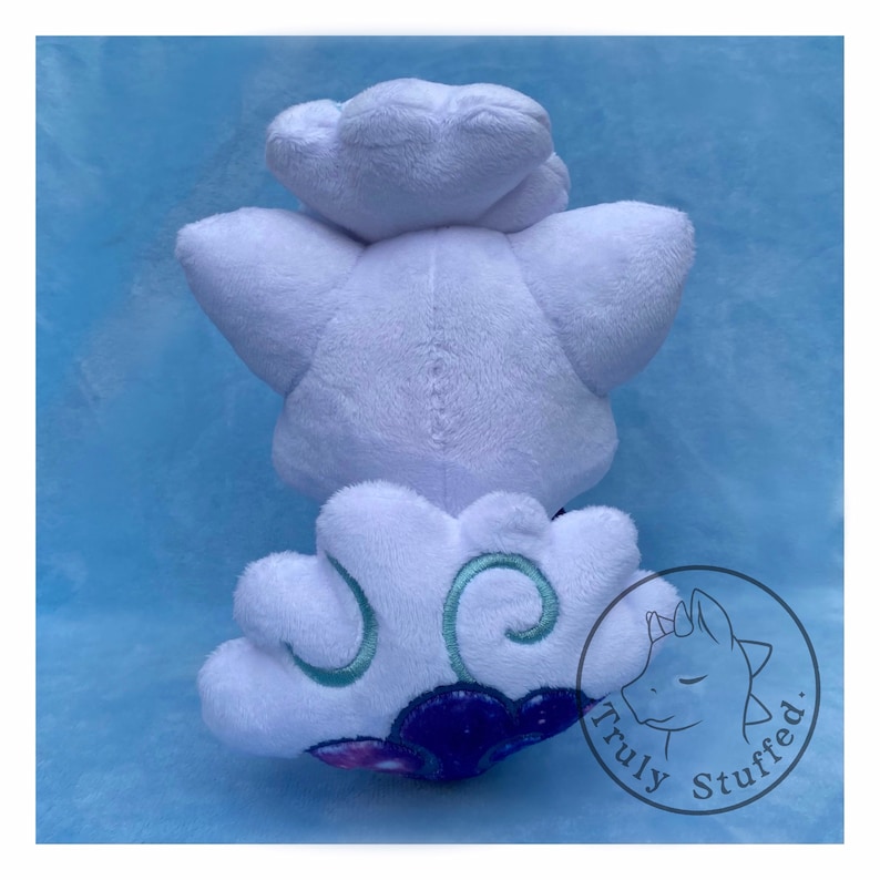 Galaxy Alohan Vulpix Embroidered Plush - Etsy UK