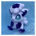 Galaxy Alohan Vulpix Embroidered Plush - Etsy UK