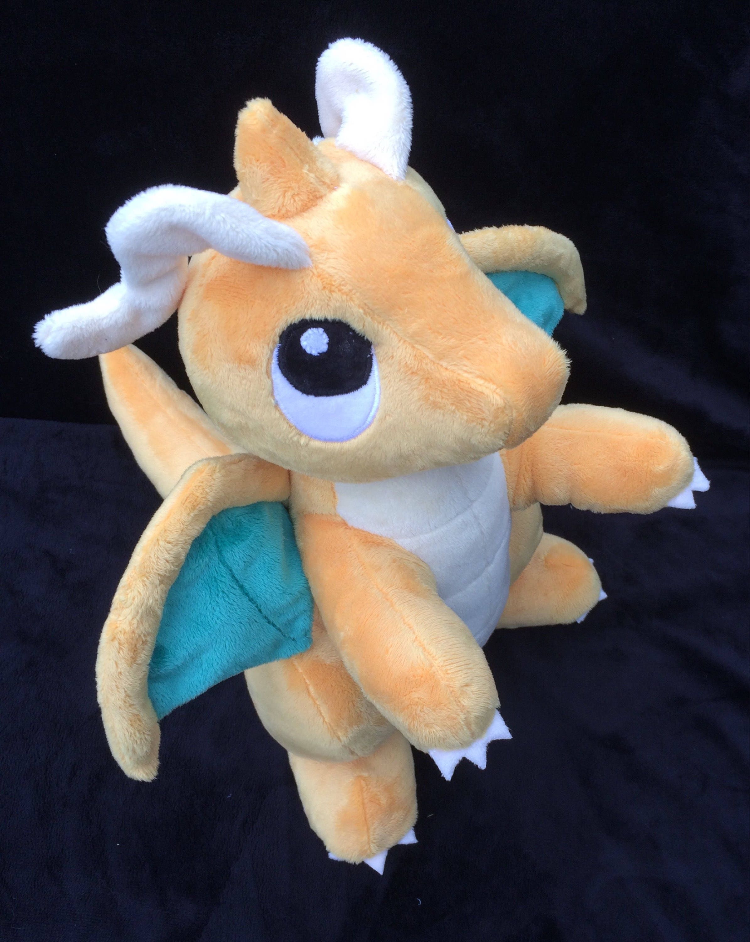 Pokemon Dragonite Plush Pendragons Plush Dragon Dragonite - Etsy UK