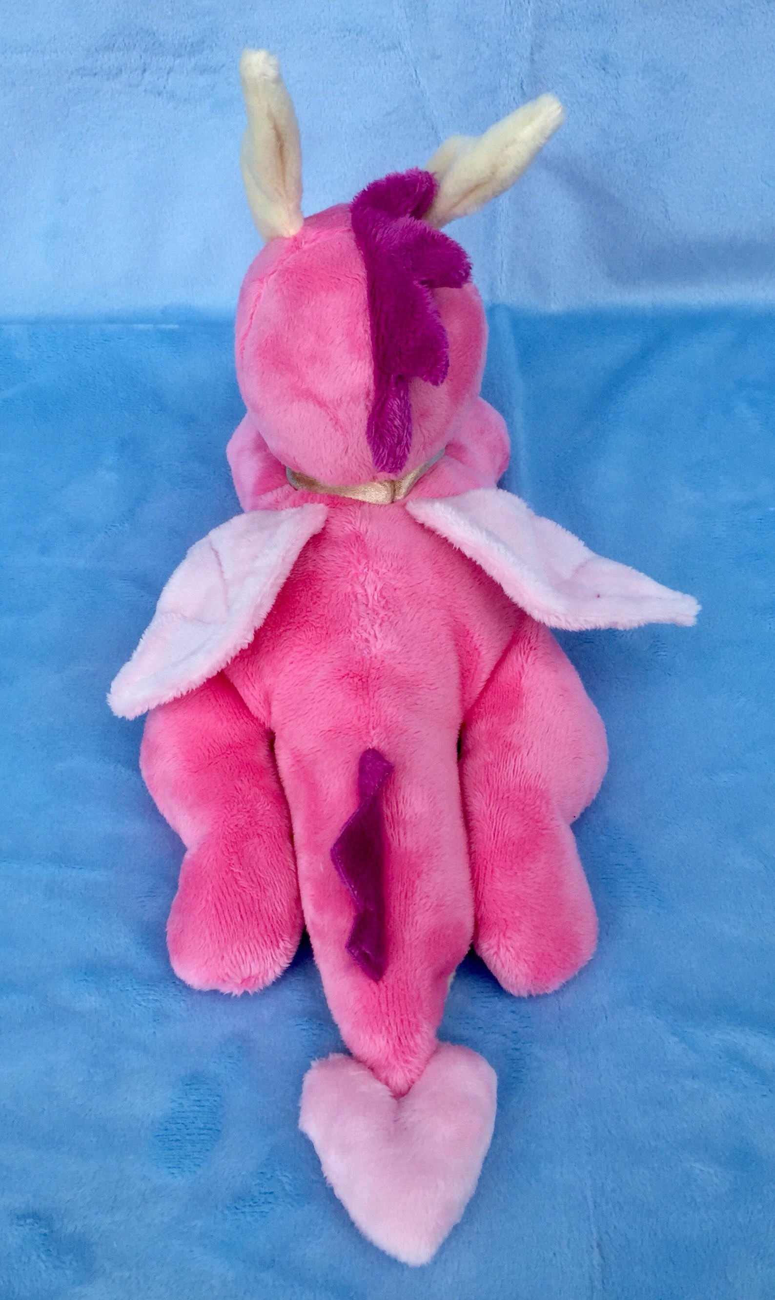Baby Pink Heart Plush Dragon Pendragons Baby Bean Plush - Etsy