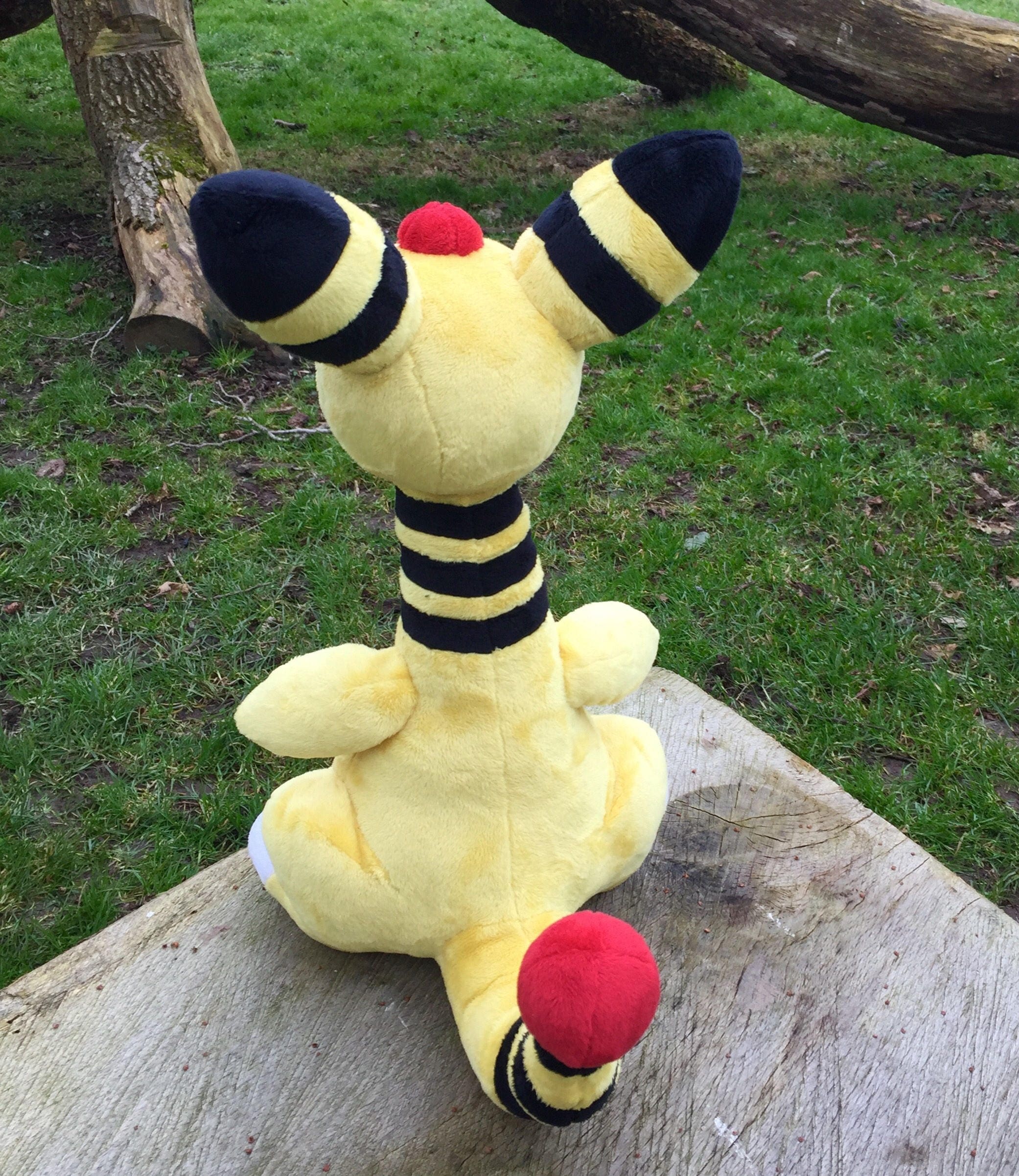 Pokemon Ampharos Plush Pokemon Plush Handmade Plush Etsy
