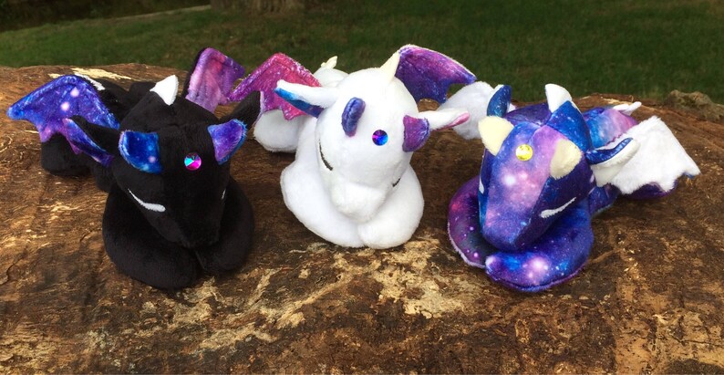 Pendragons Galaxy Beanie Baby Beaned Dragon Bean Filled | Etsy