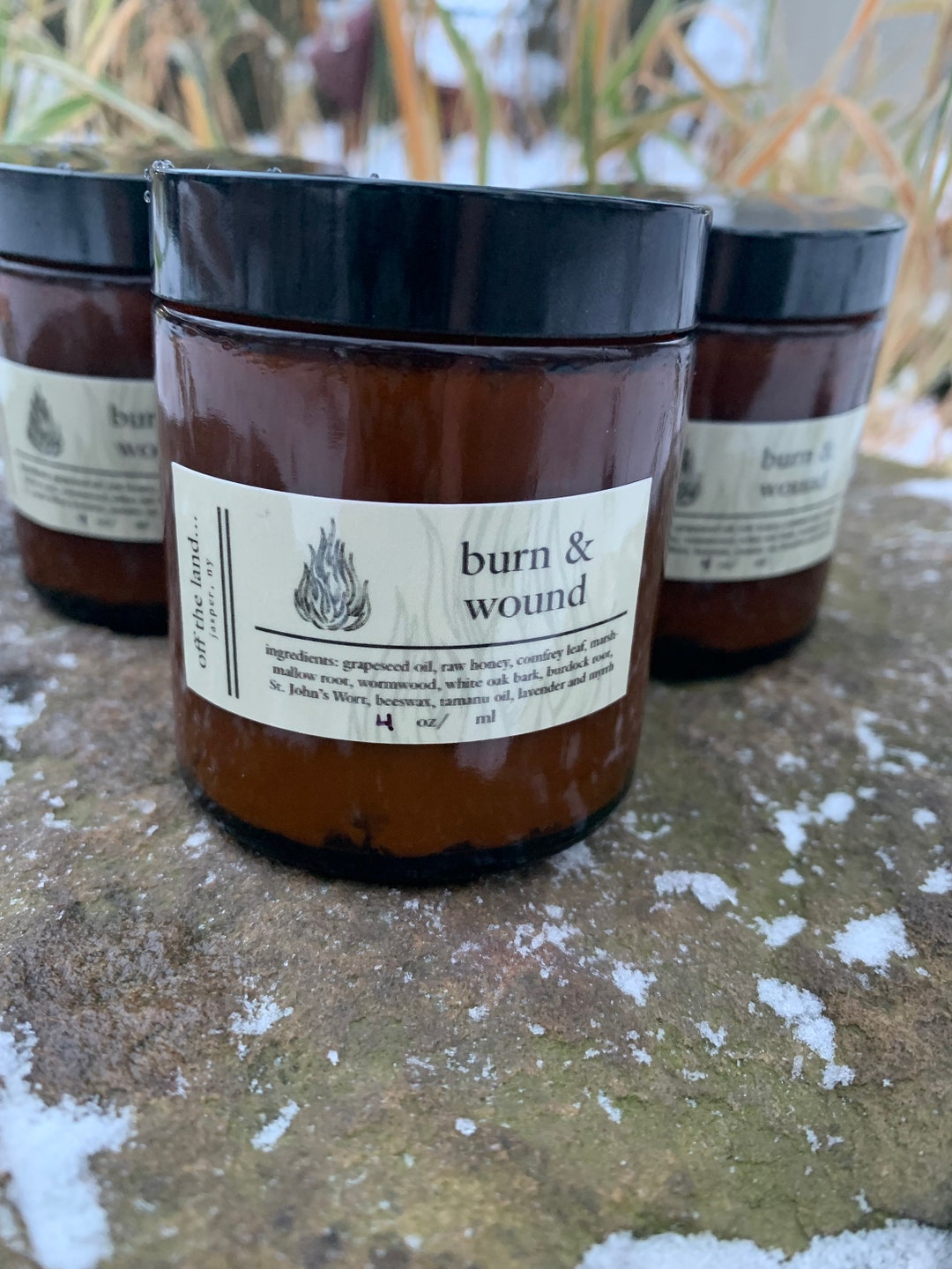 Burn Woun Ointment,burn,wound,burdock, Oak Bark, Marshmallow,wormwood ...