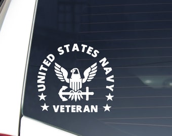 Us Navy Window Decal - Etsy