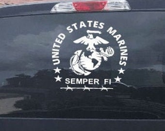 Semper Fi Decal | Etsy
