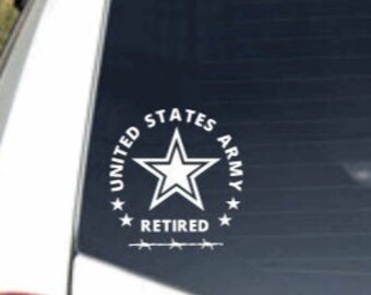 Us Army Retired | Etsy