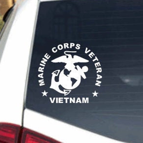 Vietnam Veteran Decal - Etsy