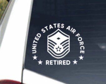 Usaf Retired Sticker - Etsy