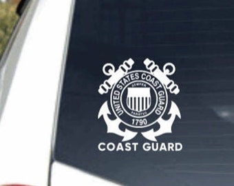 Coast Guard Vehicle Decal - Etsy