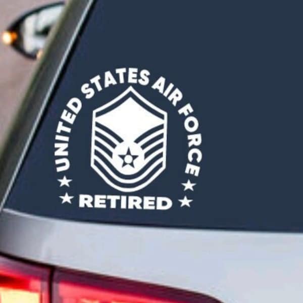 Retired Air Force Window Stickers - Etsy