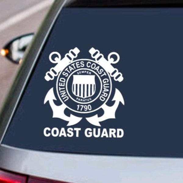 Coast Guard Vehicle Decal - Etsy