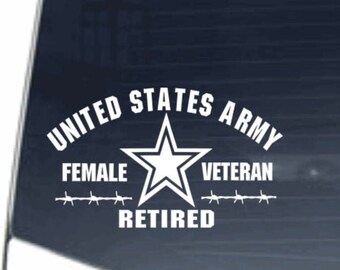 Veteran Window Decal | Etsy