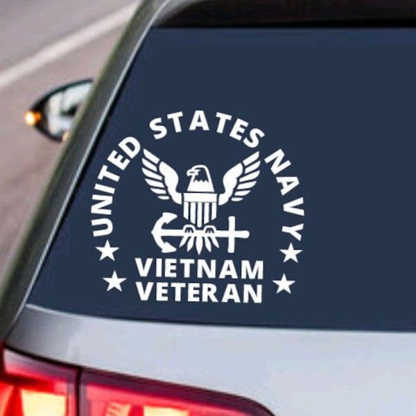 Vietnam Veteran Window Decals - Etsy
