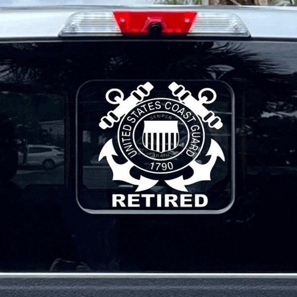 Coast Guard Vehicle Decal - Etsy