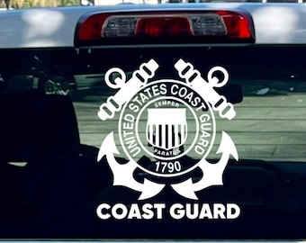 Coast Guard Vehicle Decal - Etsy