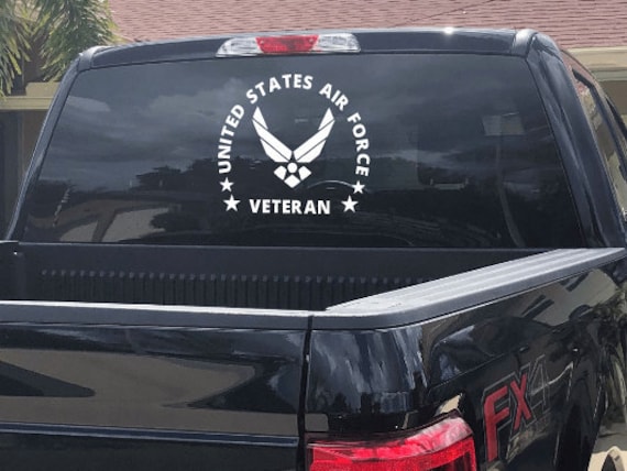 TRUCK DECAL USAF United States Air Force Veteran Large - Etsy