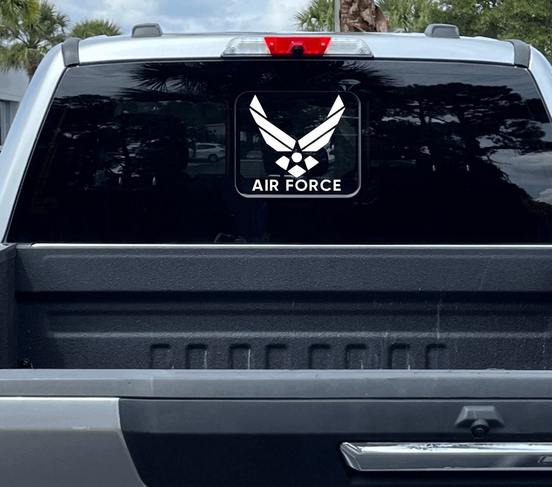 TRUCK SLIDE WINDOW Air Force Logo Decal Truck Car & Suv - Etsy