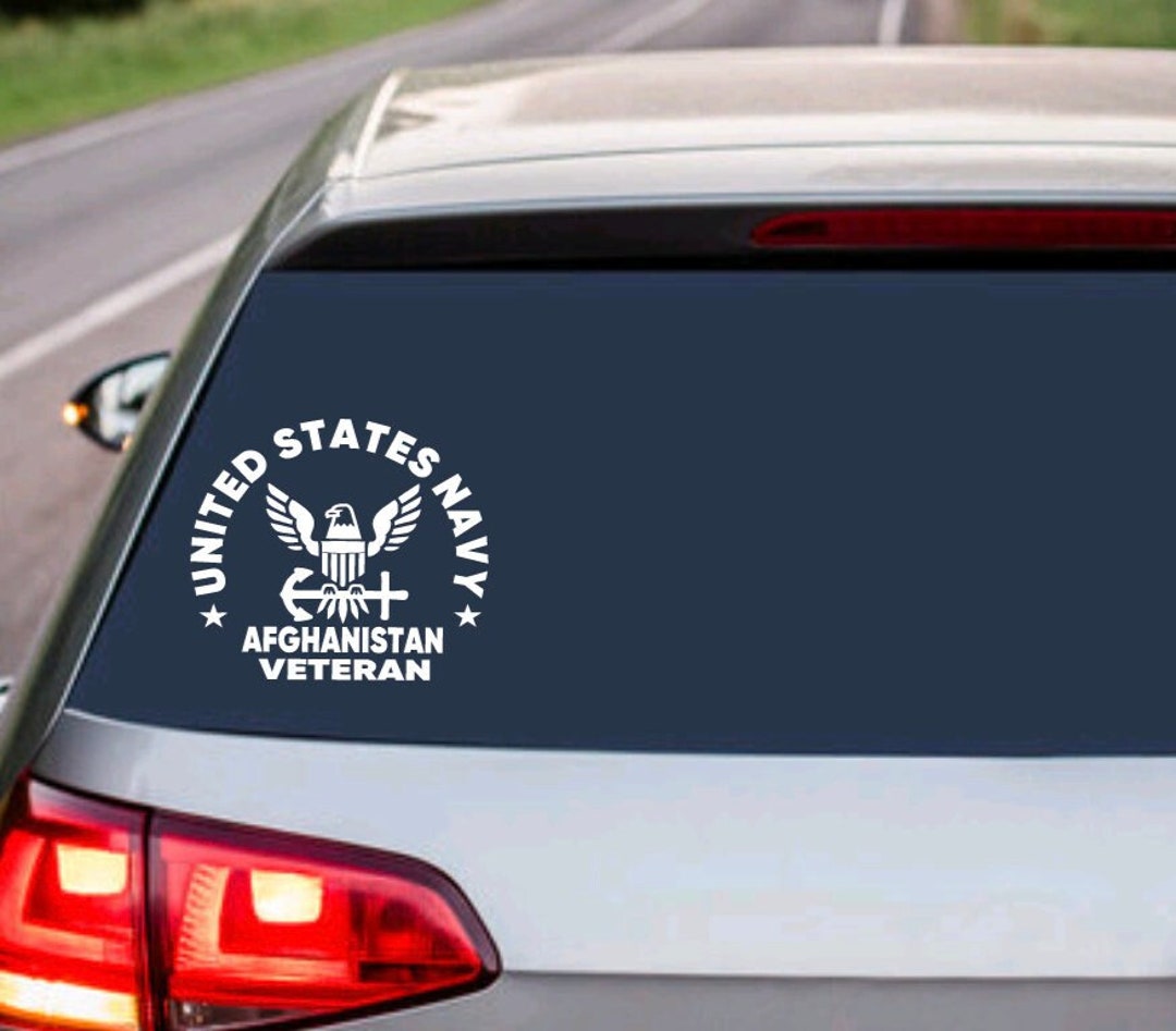 Afghanistan Us NAVY Veteran Decal - FREE SHIPPING - United States ...