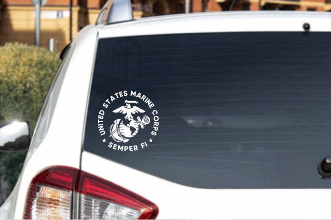 MARINE CORPS LOGO Semper Fi Decal Marine Usmc United - Etsy