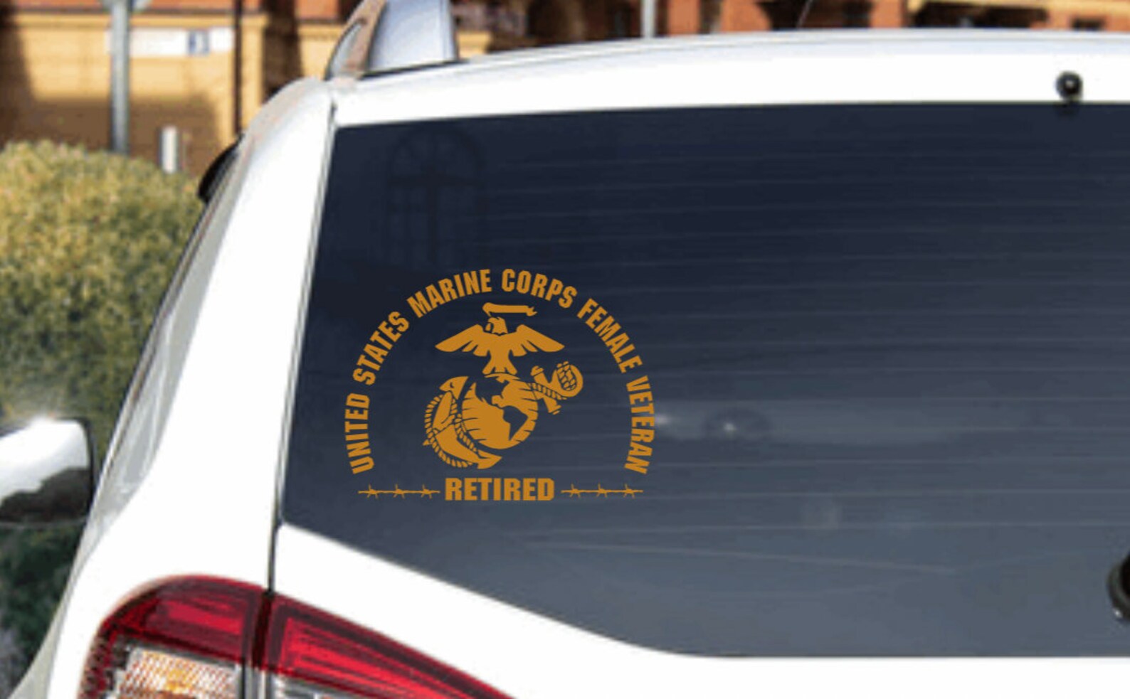 Us MARINE CORPS RETIRED Female Veteran Decal Usmc United - Etsy