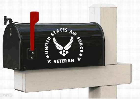 MILITARY MAILBOX COVER 2 Vinyl Decals United States Air - Etsy