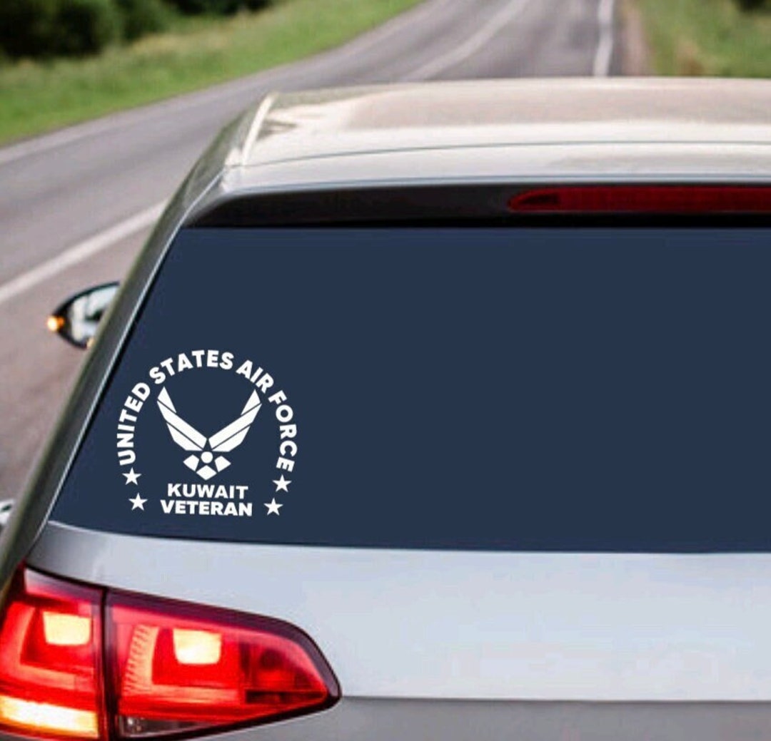 AIR FORCE LOGO Decal - Veteran - United States Military Us Airman Armed ...