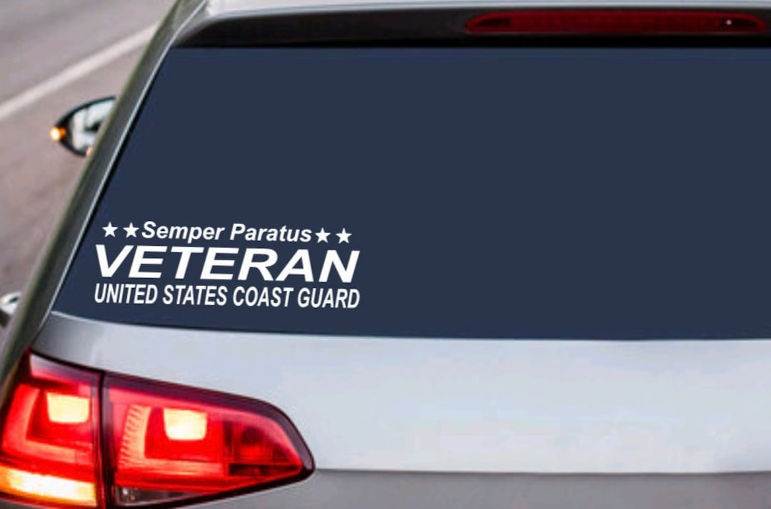 COAST GUARD Semper Paritus Decal - Car Truck Suv Vehicle Window Sticker ...