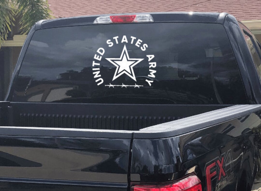TRUCK DECAL USA United States Army Logo - Large 10" Truck Car & Suv ...