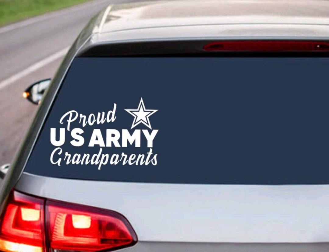 US ARMY PROUD Grandparents - United States Armed Forces Military Usa ...