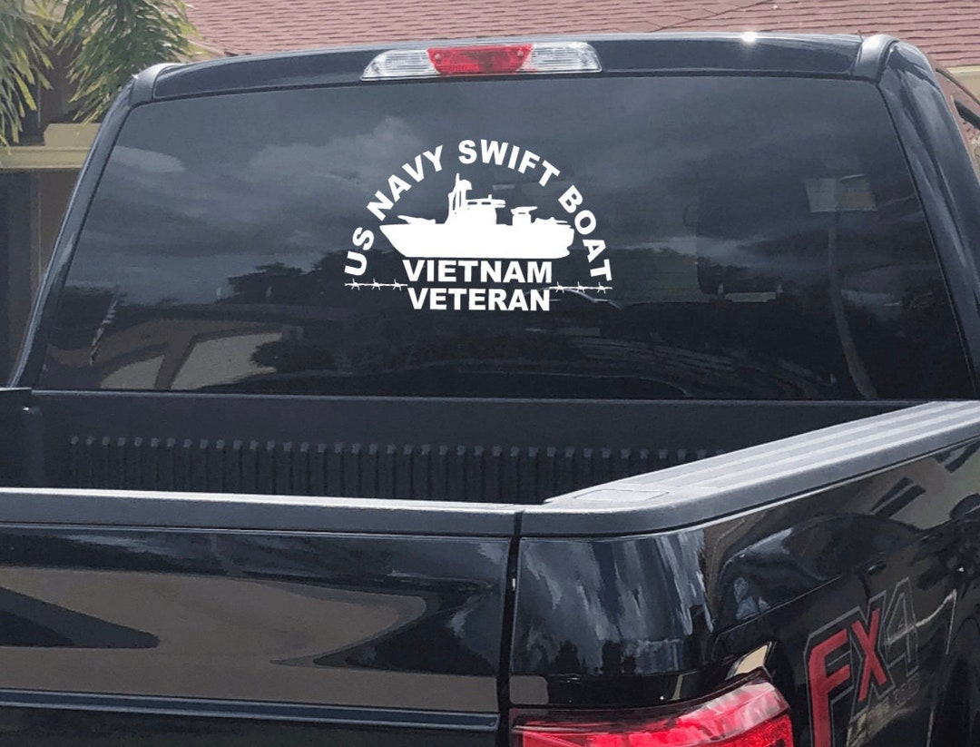 Navy SWIFT BOAT PBR Veteran Vietnam Decal - United States Armed Forces ...