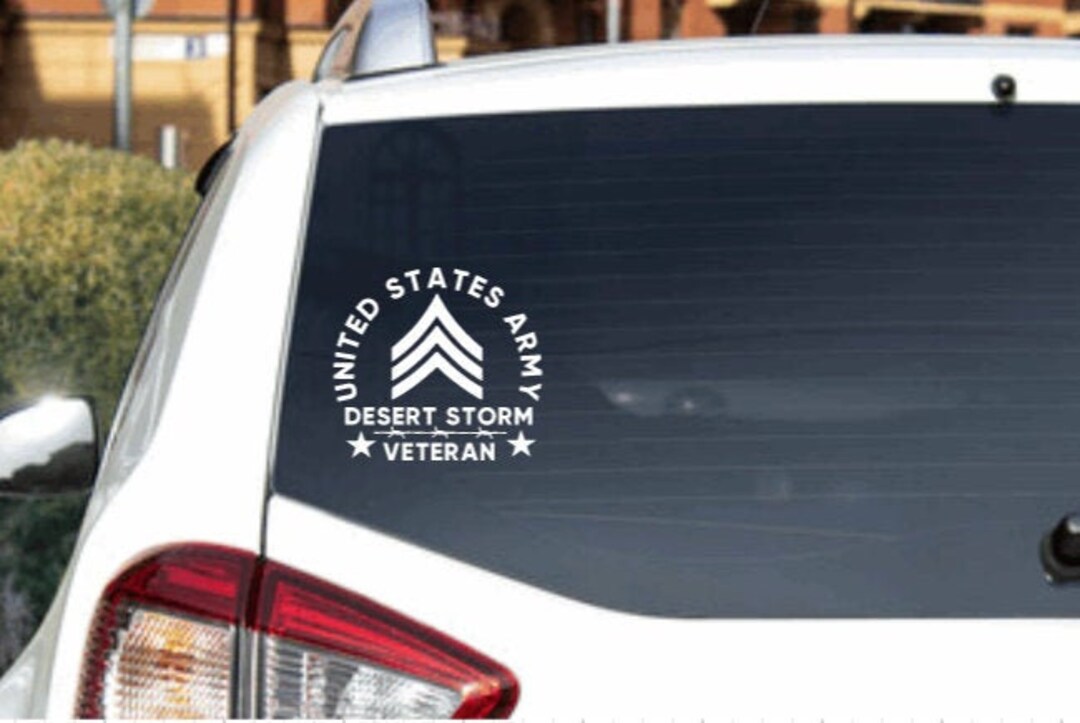 US ARMY SERGEANT Desert Storm Veteran Decal United States - Etsy