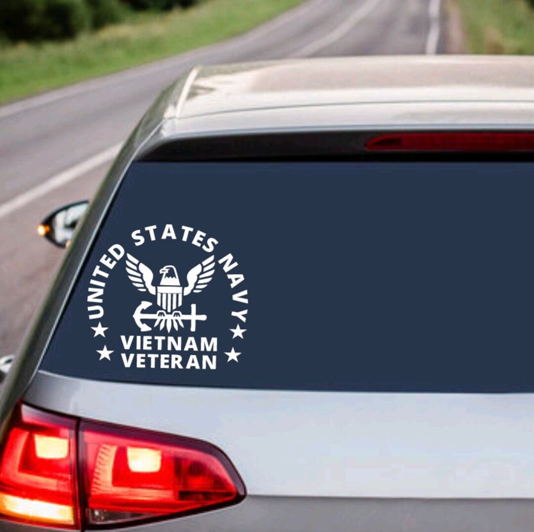 VIETNAM NAVY Decal - VETERAN - United States Proudly Served Sailor ...