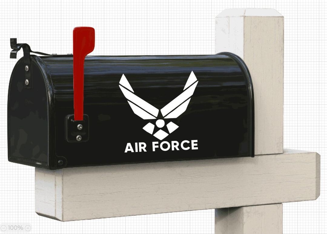 MAILBOX COVER Air Force Logo - Set of 2 Vinyl Decals - United States ...