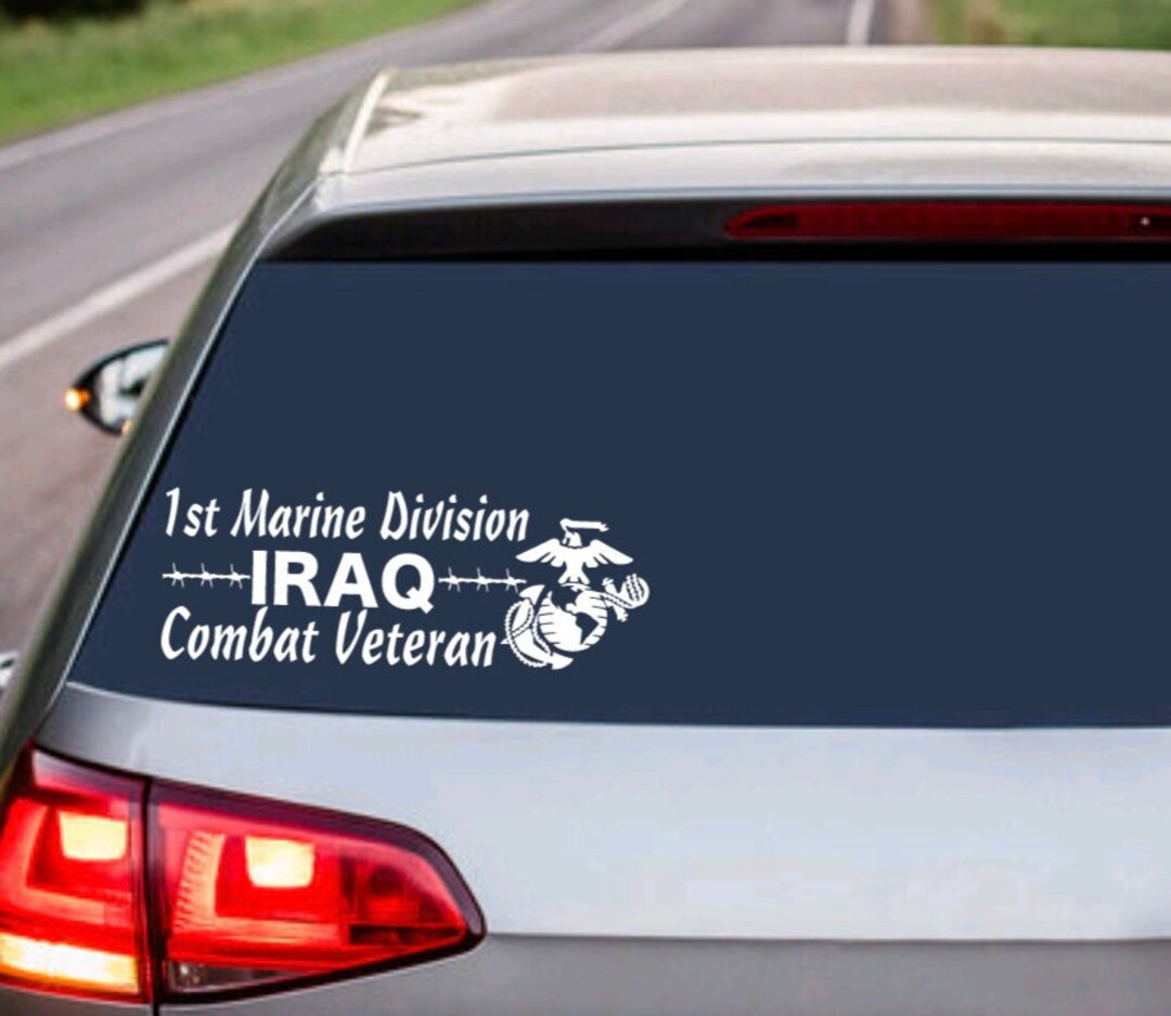 MARINE CORPS 1st Marine Division - Iraq Combat Veteran - USMC United ...