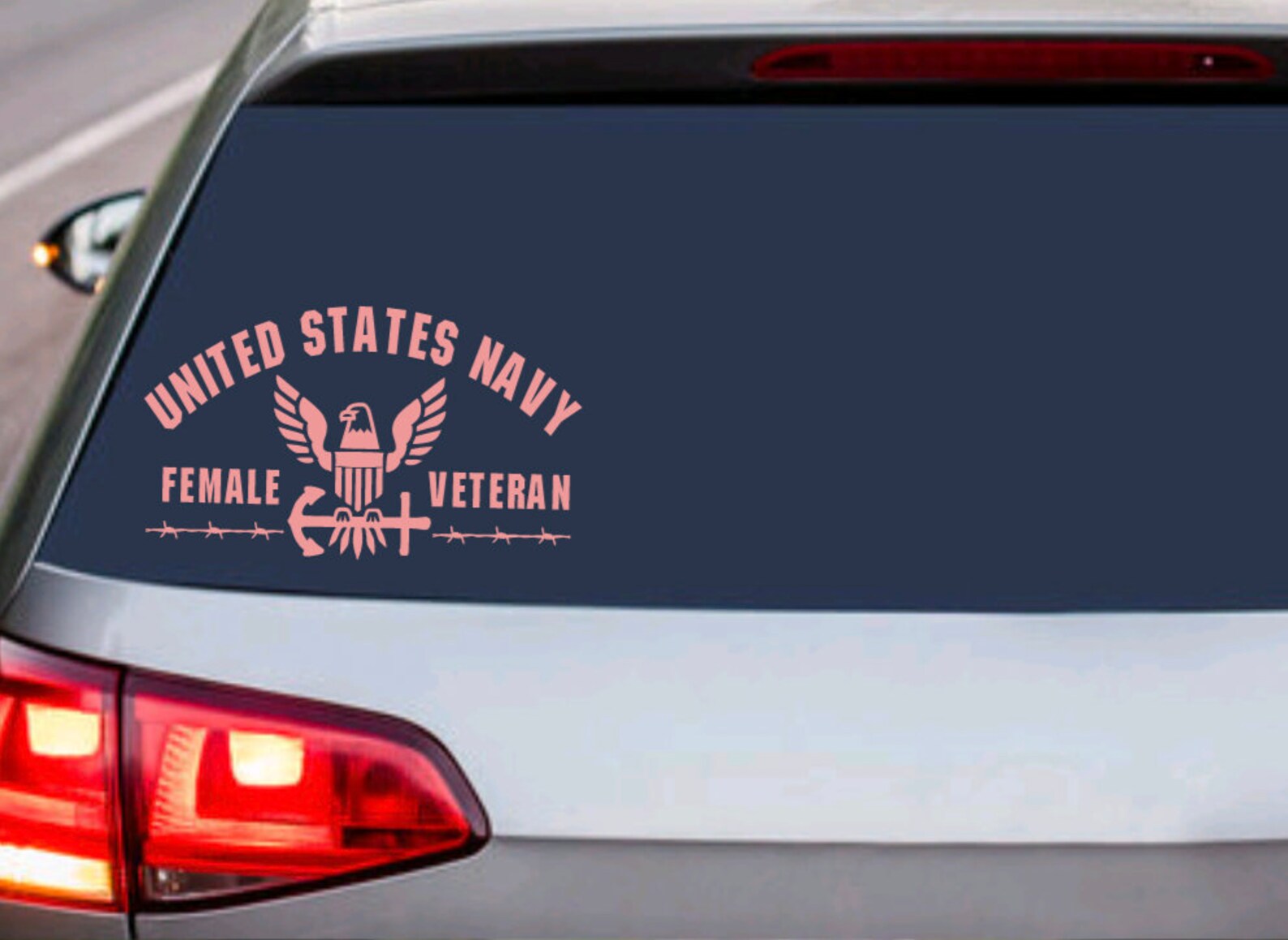 US NAVY FEMALE Veteran Decal Usn United States Military - Etsy